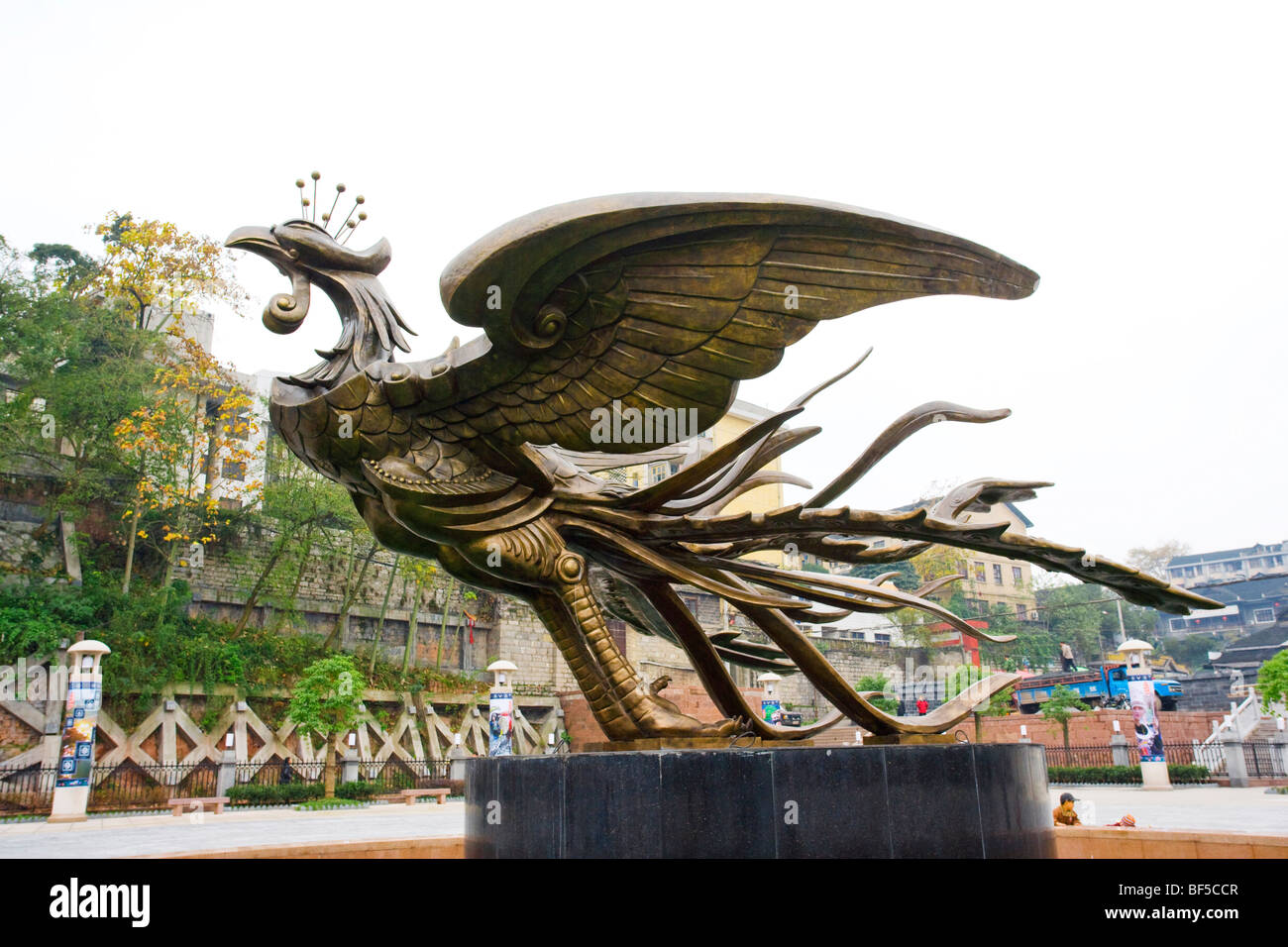 Chinese Phoenix Statue