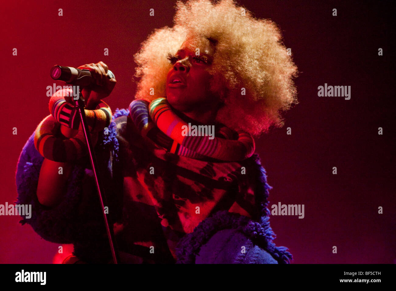 The British actress, songwriter and singer Ebony Thomas aka Ebony Bones ...