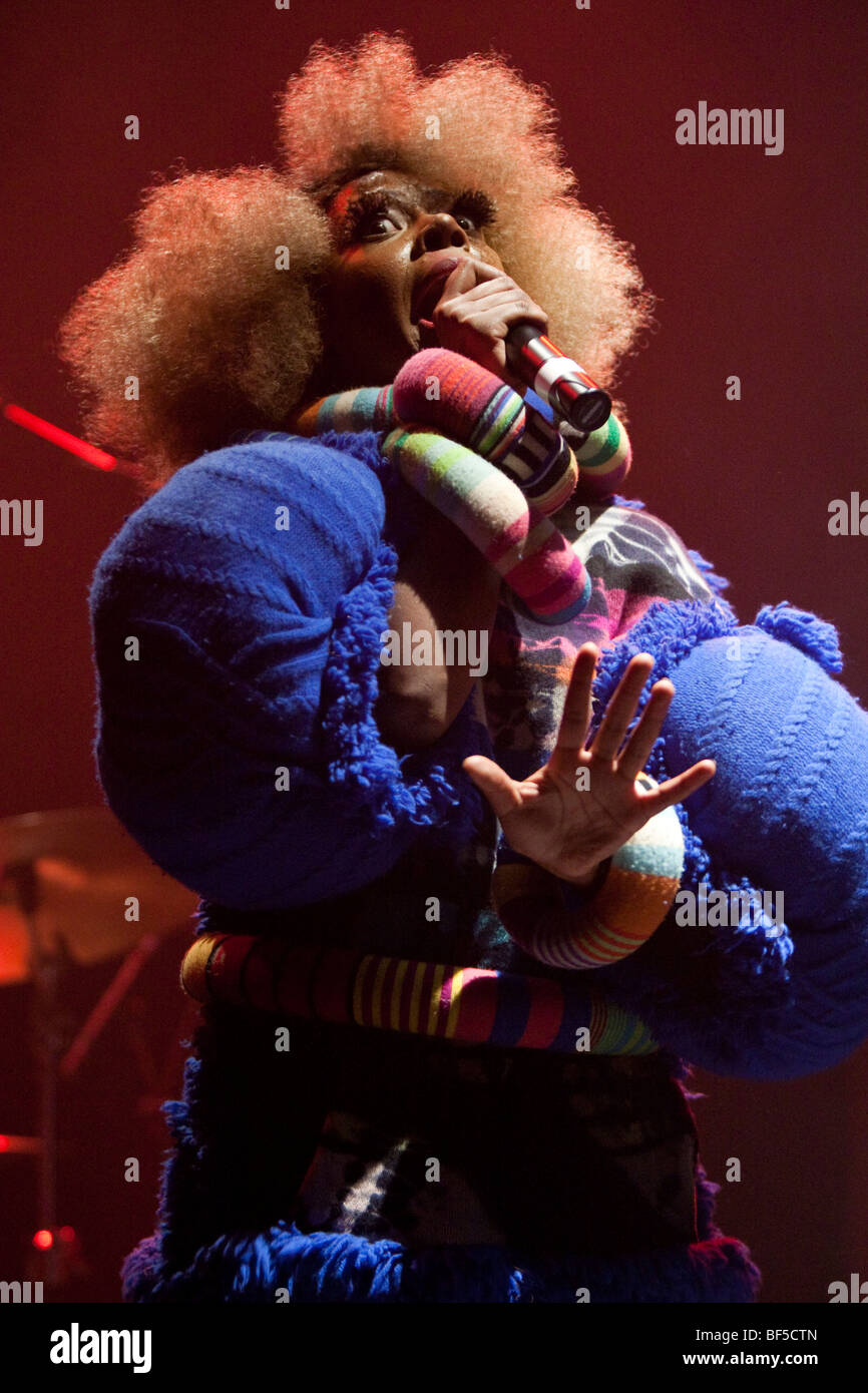 The British actress, songwriter and singer Ebony Thomas aka Ebony Bones ...