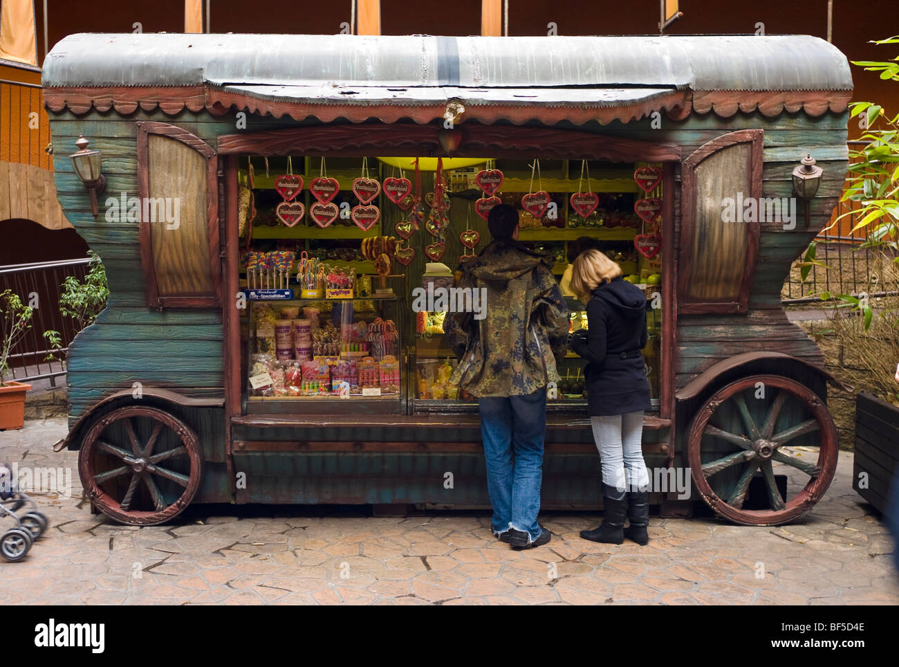 Phantaisaland, amusement park, snack bar, Bruehl, Nordrhein-Westfalen ...