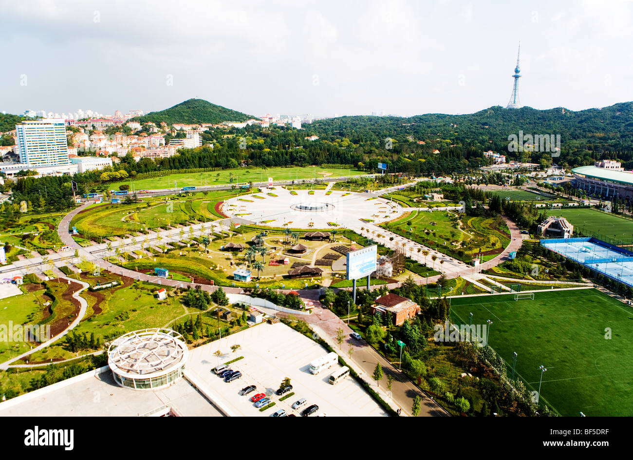 Modern architecture in Qingdao City, Shandong, China Stock Photo - Alamy