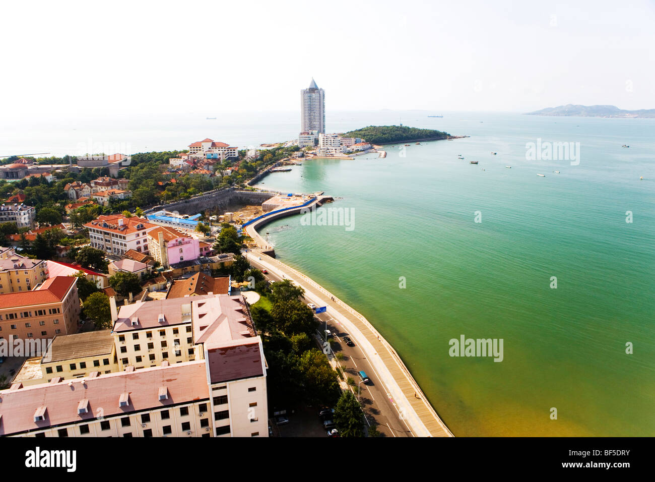 Modern architecture located on seaside, Qingdao City, Shandong, China ...