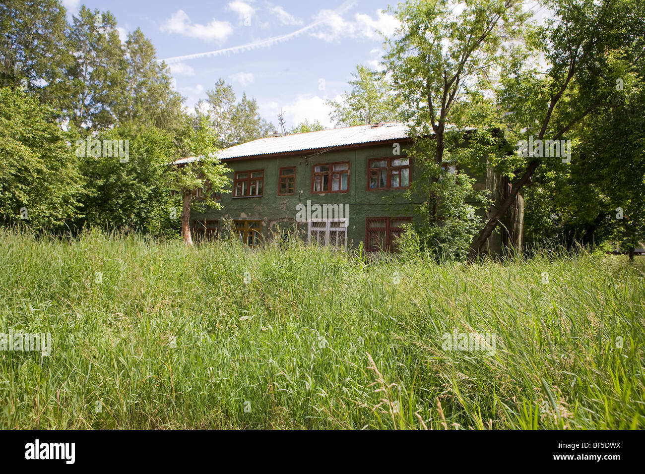 soviet style working class apartment block Stock Photo - Alamy