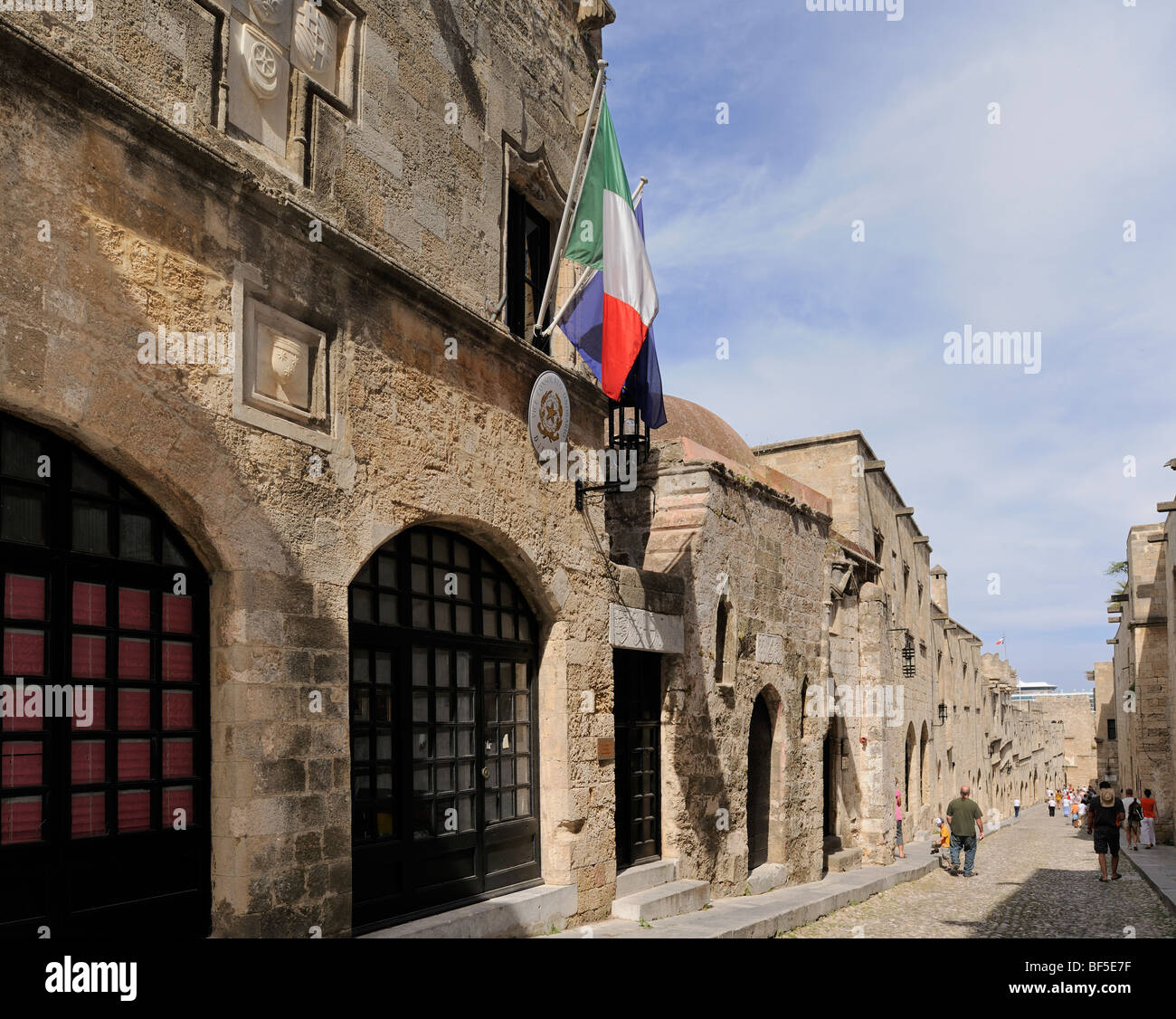 Italian embassy, Knight Street, Odos Ippoton, Rhodes Town, Rhodes ...