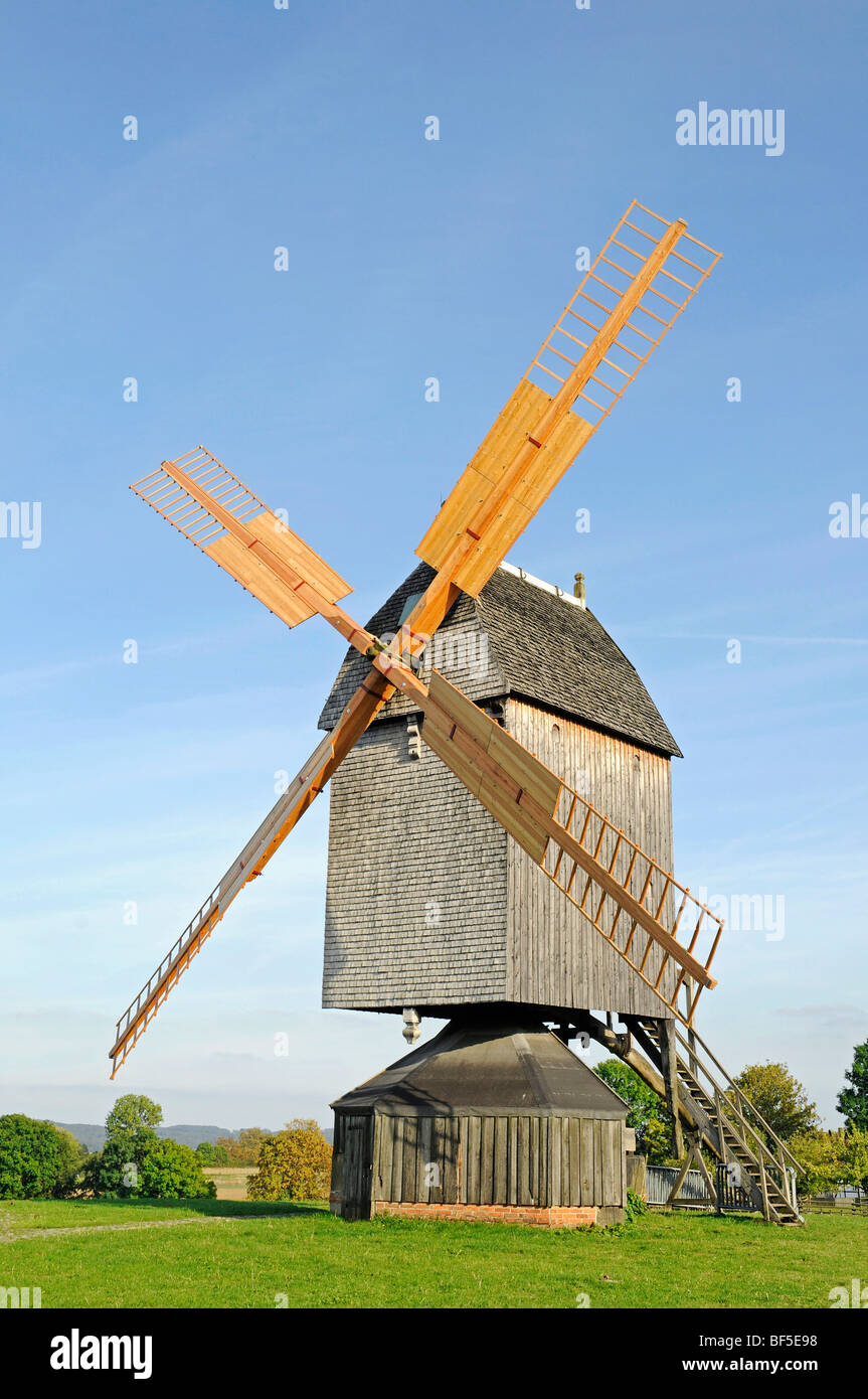 Post windmill, open-air museum, Westphalian State Museum for Ethnology ...