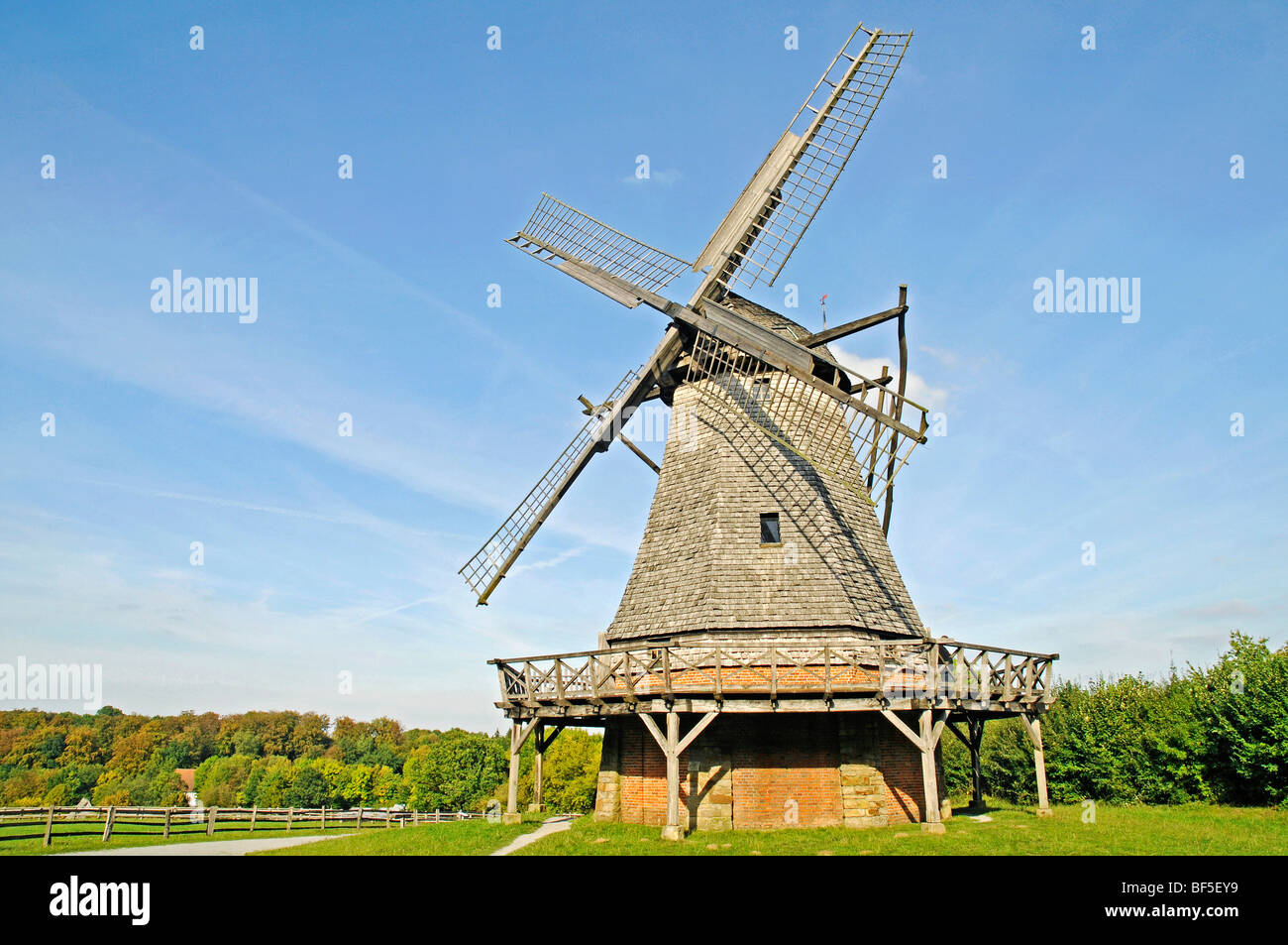 Dutch-style windmill, open-air museum, Westphalian State Museum for ...