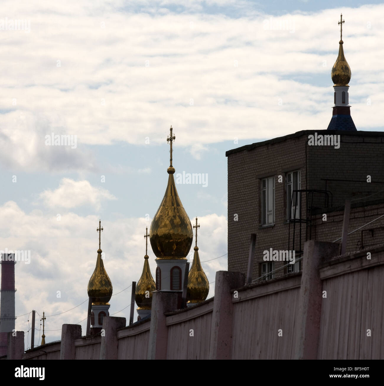 Russian Church spires, kirov Stock Photo - Alamy