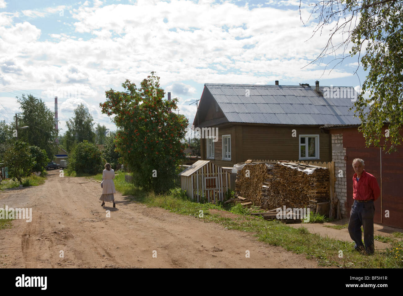 Kirov russia dacha scenes agriculture Stock Photo - Alamy