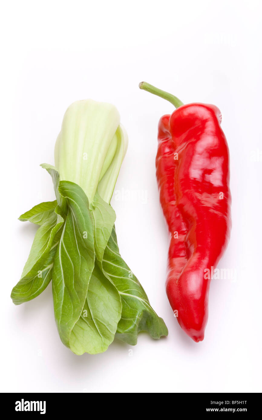 Red pak choi cutout hi-res stock photography and images - Alamy