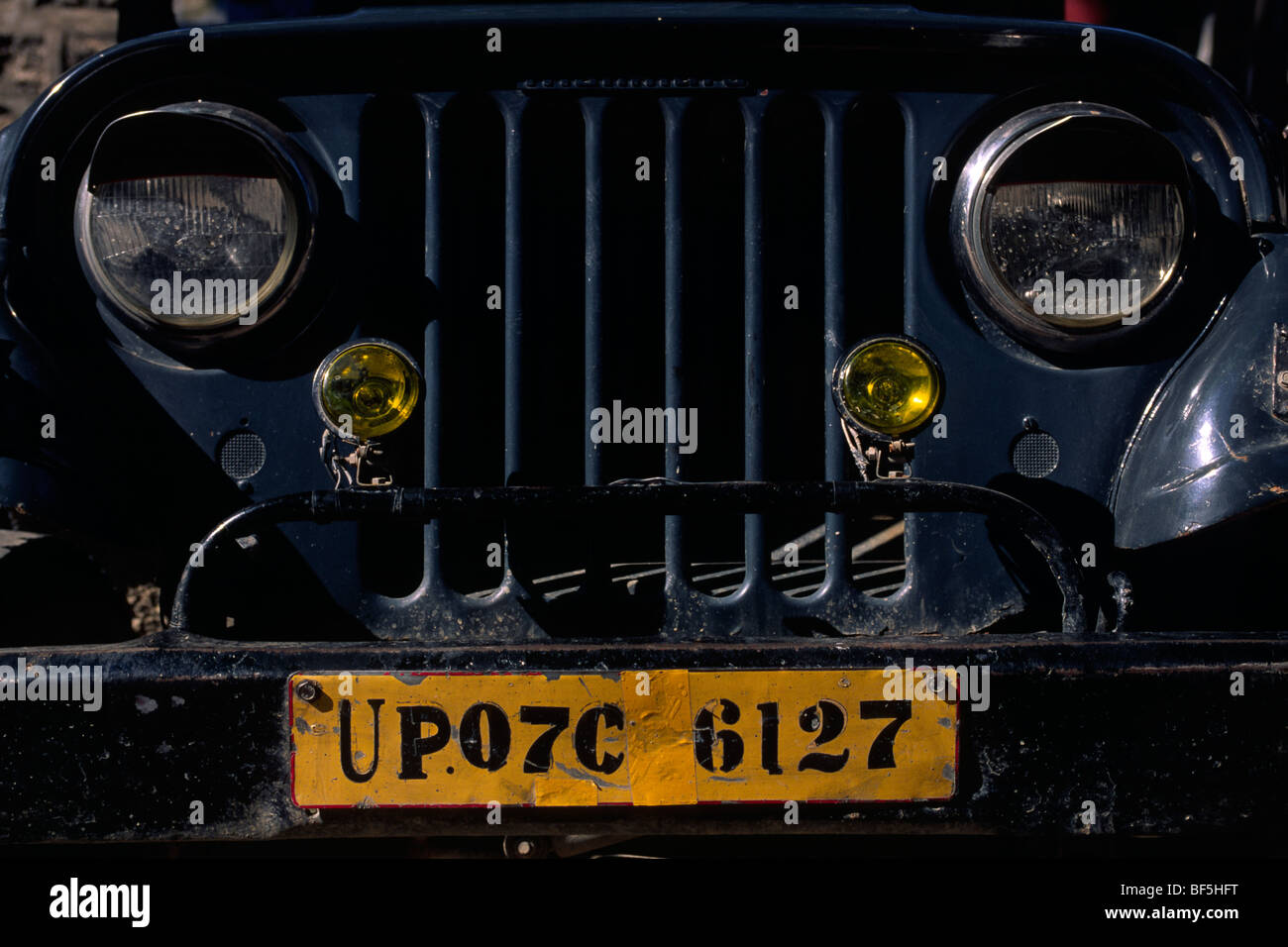 India, Uttarakhand, Rishikesh, car plate Stock Photo - Alamy