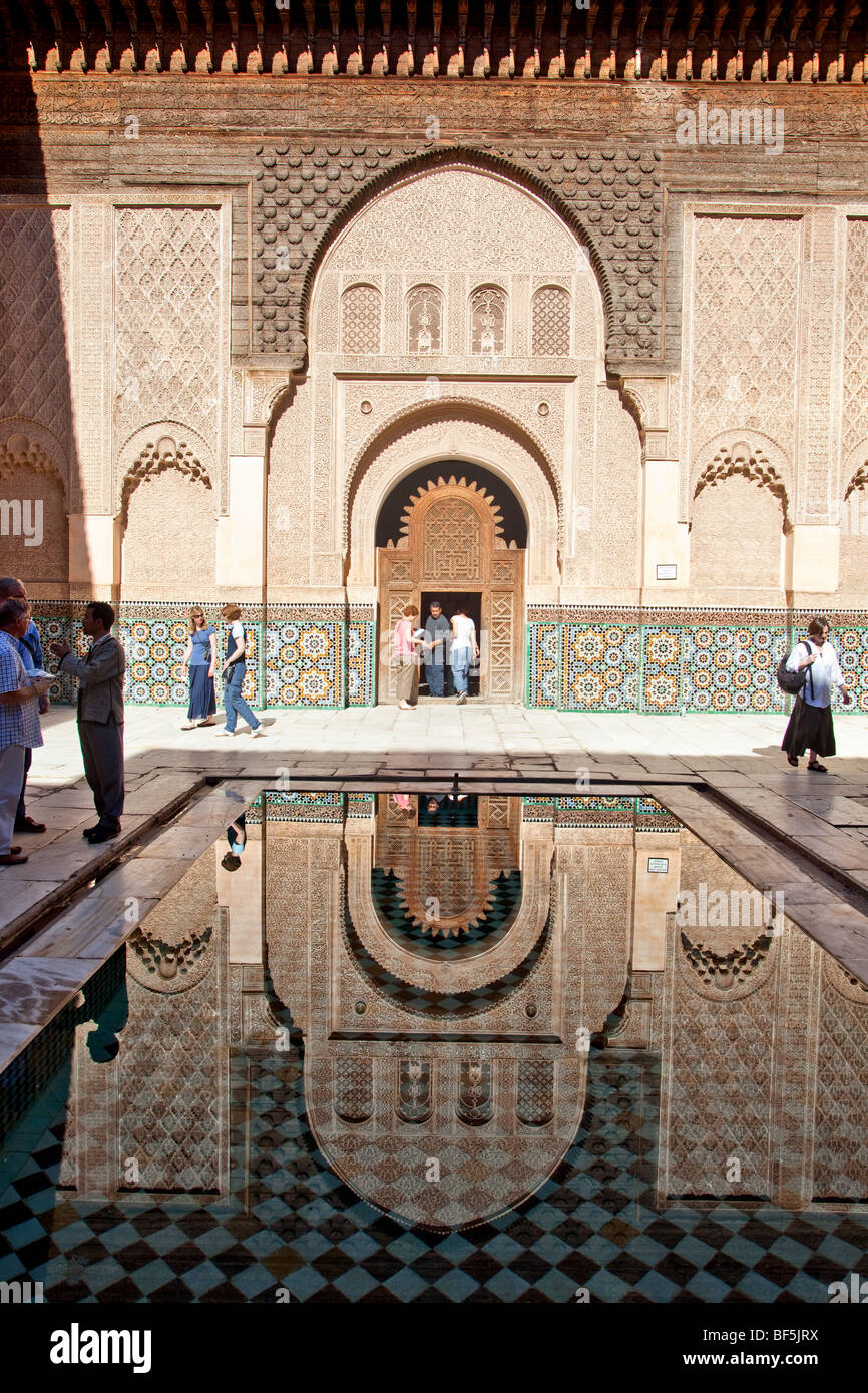 Ben Youssef Medersa in the medina of Marrakesh, Morocco Stock Photo - Alamy