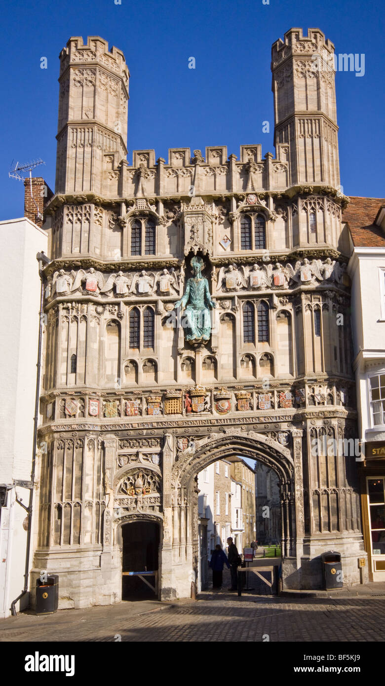 Christ church gate canterbury cathedral hi-res stock photography and ...