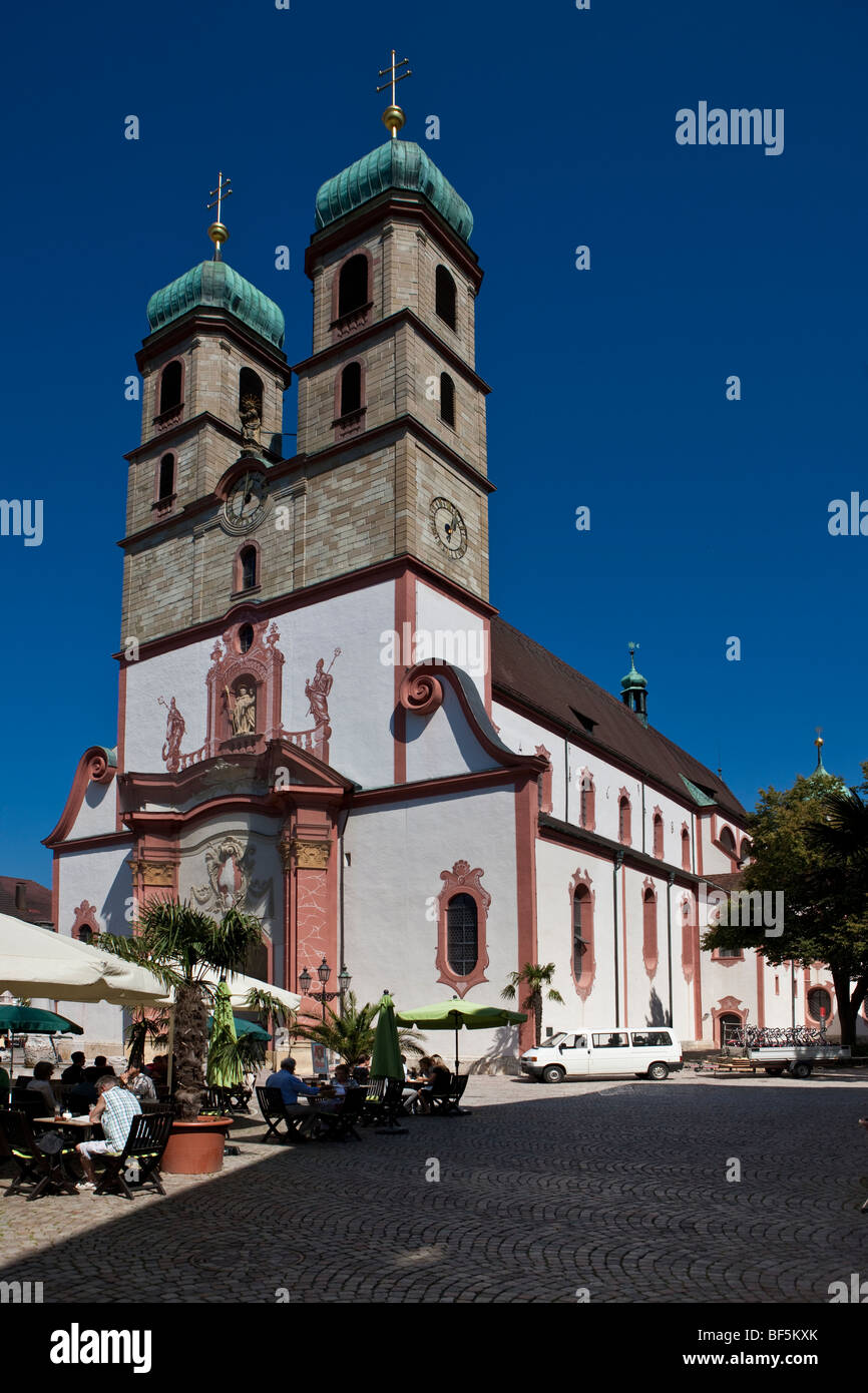 Fridolin Minster, cathedral square, Bad Saeckingen, Waldshut district ...