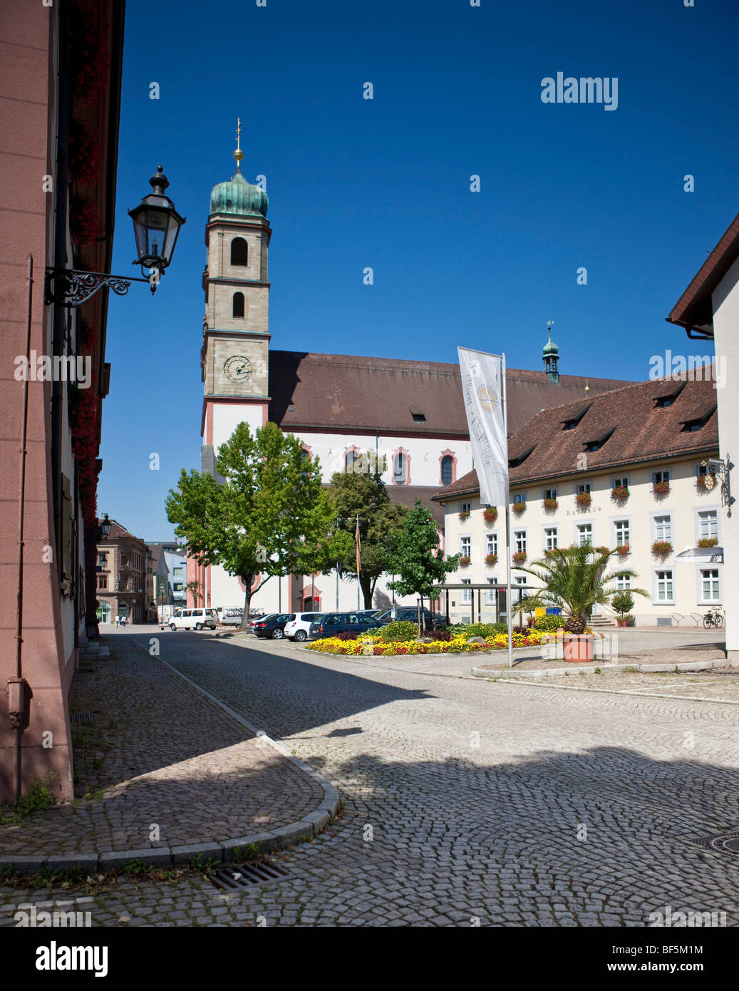 Fridolin Minster, cathedral square, Bad Saeckingen, Waldshut district ...