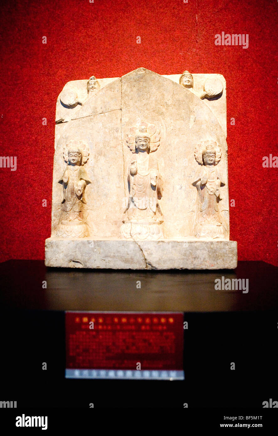 Buddha statue in Qingzhou Museum, Shandong Province, China Stock Photo ...