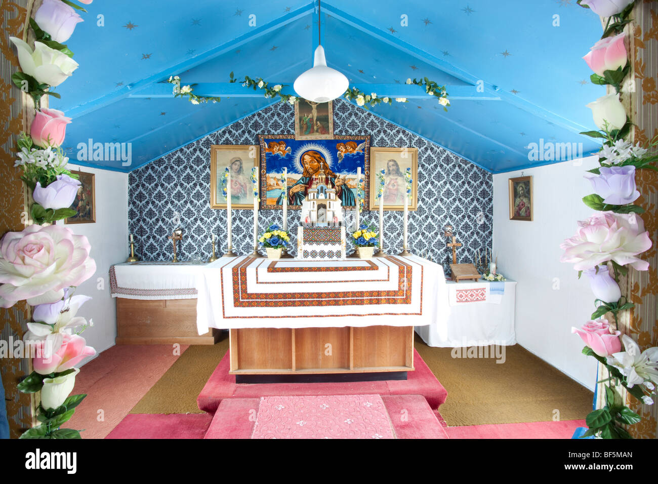 Ukrainian prisoner of war camp at Hallmuir near Lockerbie Scotland UK ...