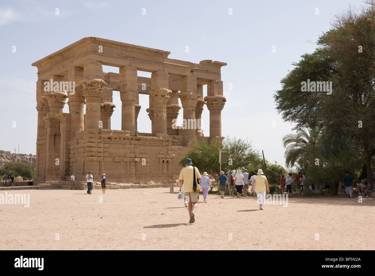 View of the temple of Philae, Aswan, Egypt Stock Photo - Alamy