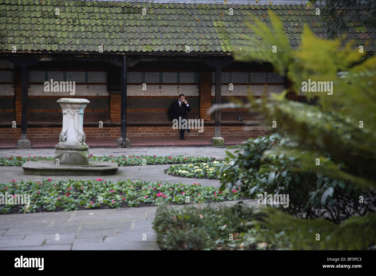 The Postman's Park in London Stock Photo - Alamy