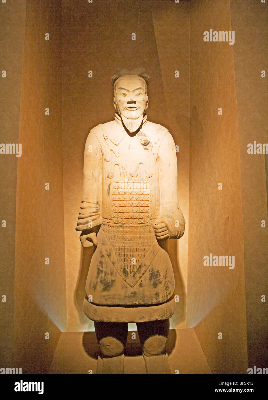 Qin clay figures in Linzi Museum of Ancient Chariots, Linzi District ...