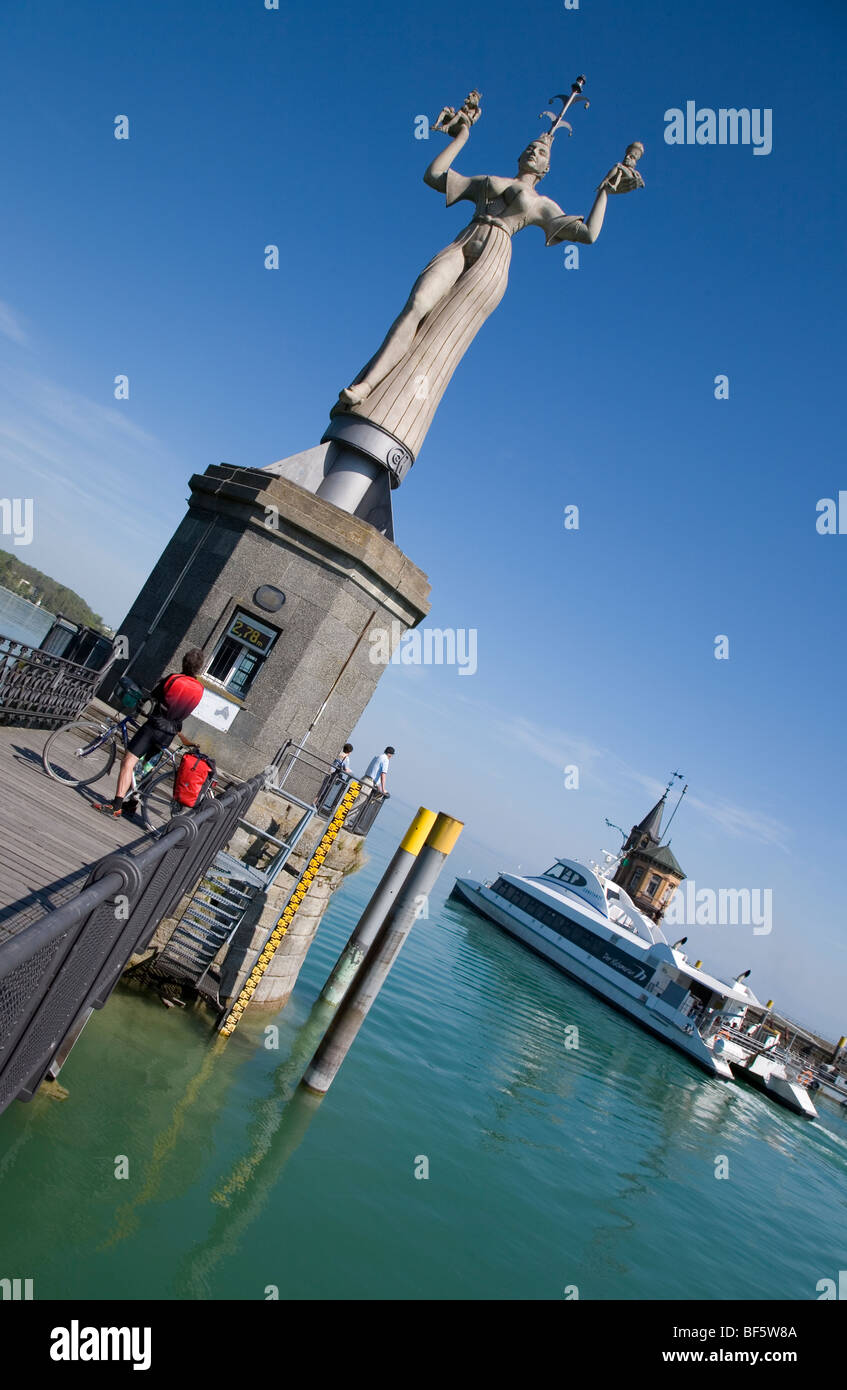 Port Entrance, Statue Imperia, Sculptor Peter Lenk, Excursion Boat ...