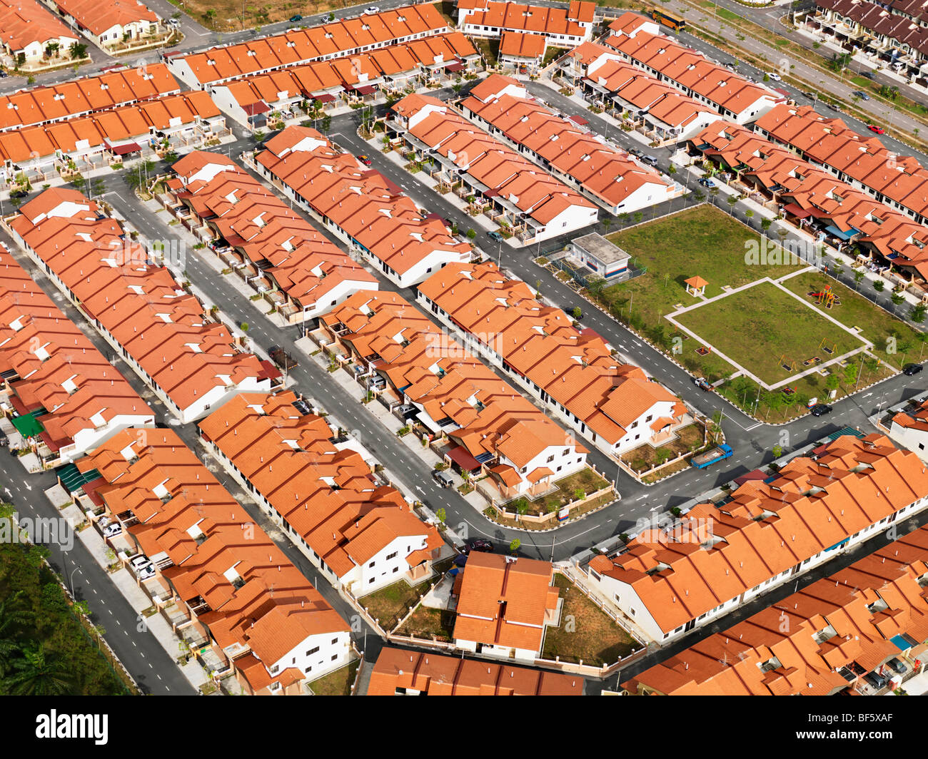 Neighborhood birds eye view hi-res stock photography and images - Alamy