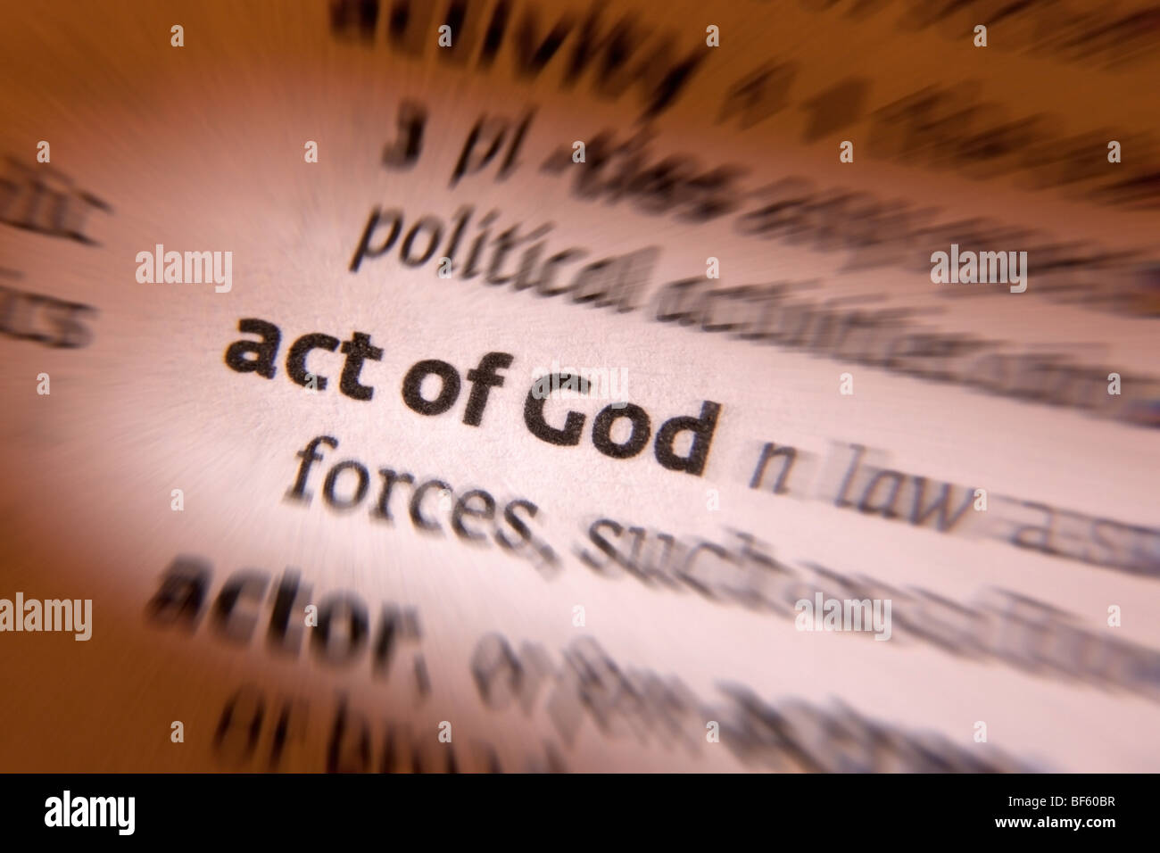 Act of God Stock Photo - Alamy