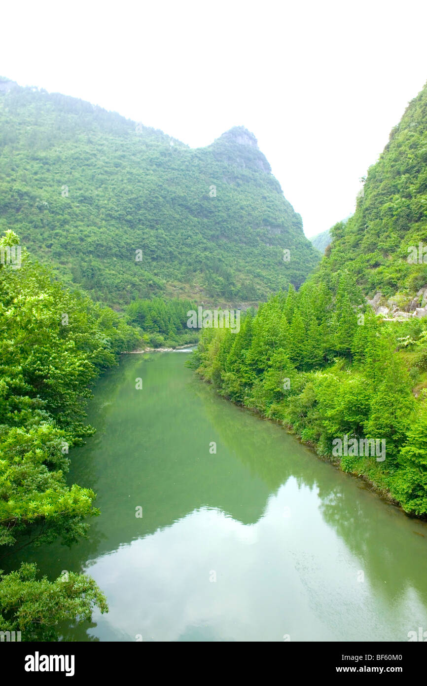 Yangtze River, Tenglong Cave Scenic Area, Lichuan, Enshi Tujia and Miao ...