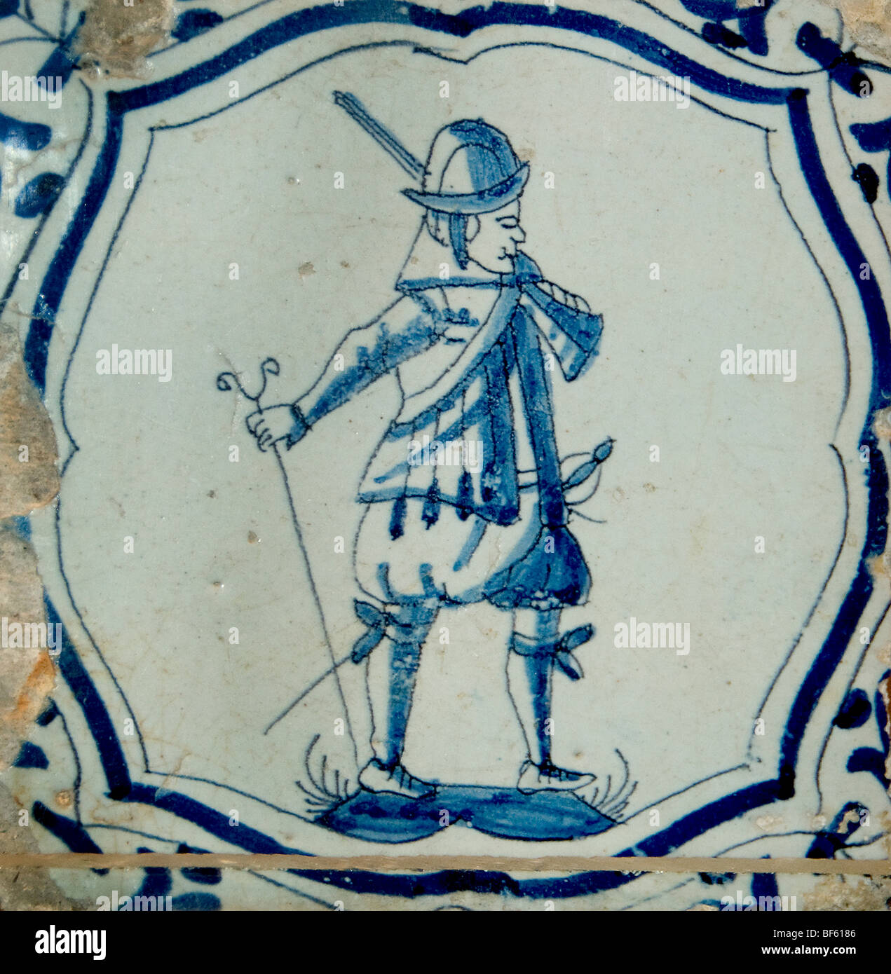 Blue delft tile soldier hi-res stock photography and images - Alamy
