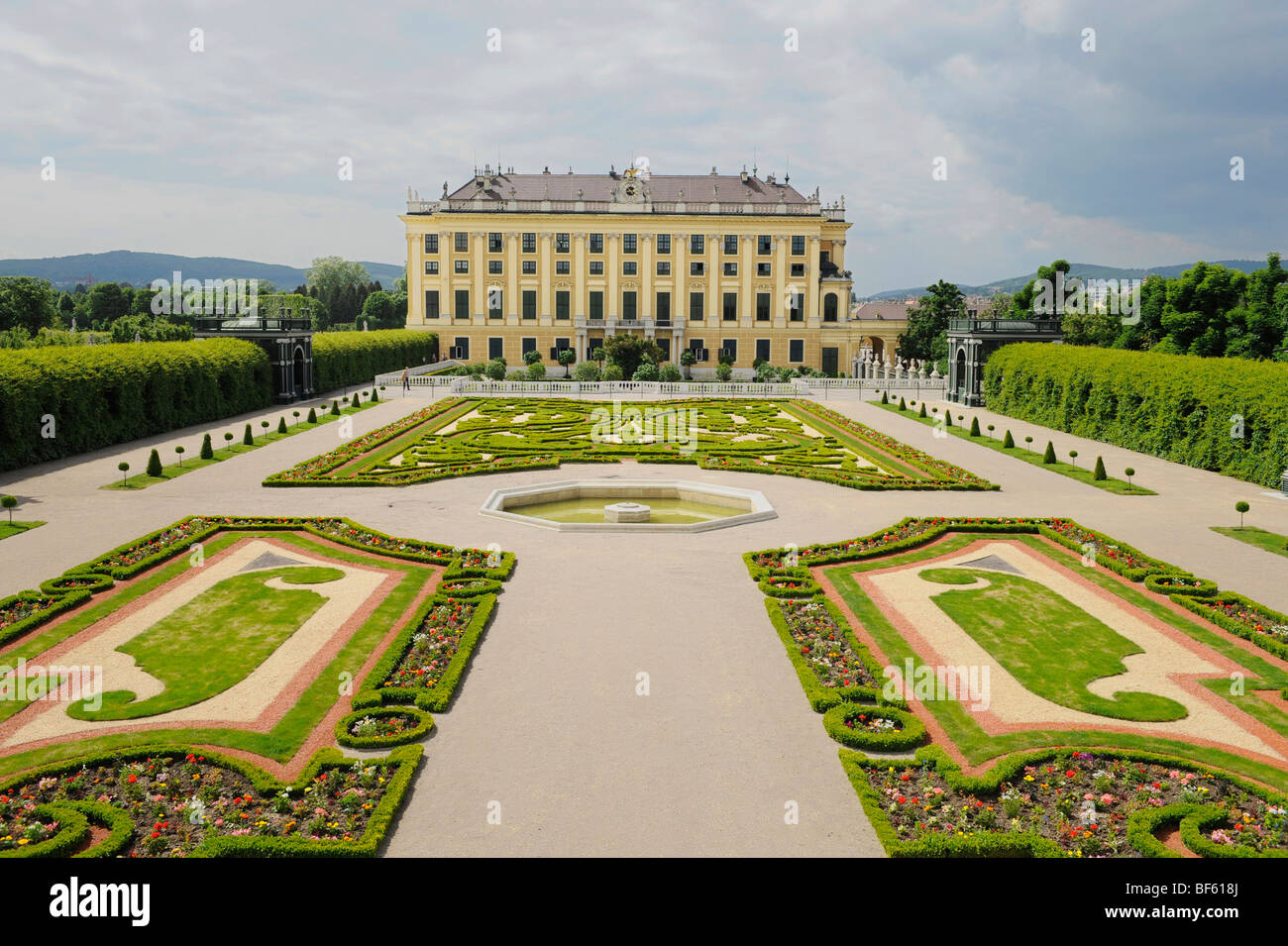 Kaiser park, Schoenbrunn Palace, Vienna, Austria, Europe Stock Photo ...