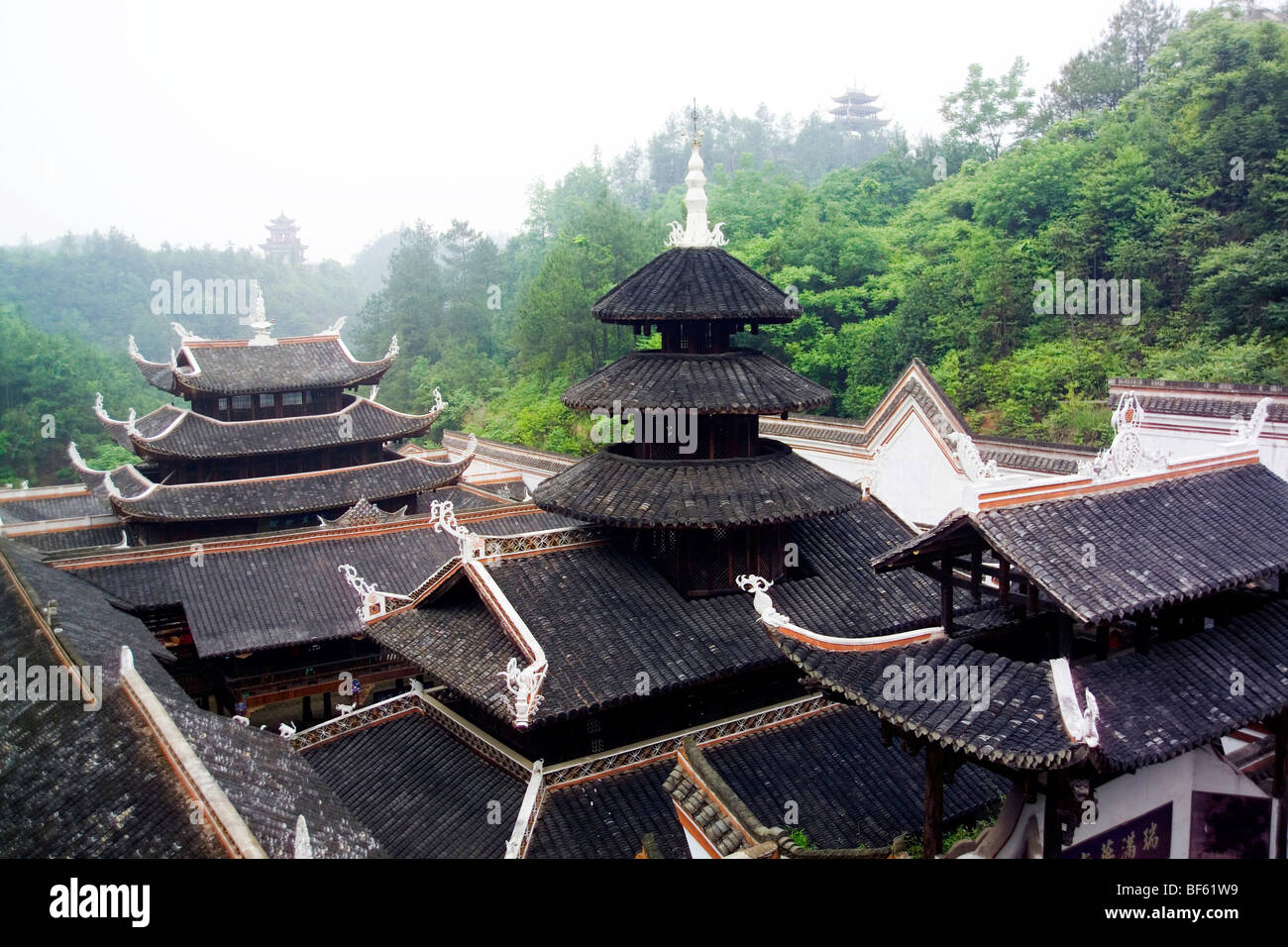 Tujia traditional architecture, Tusi City, Taiyanghexiang County, Enshi ...