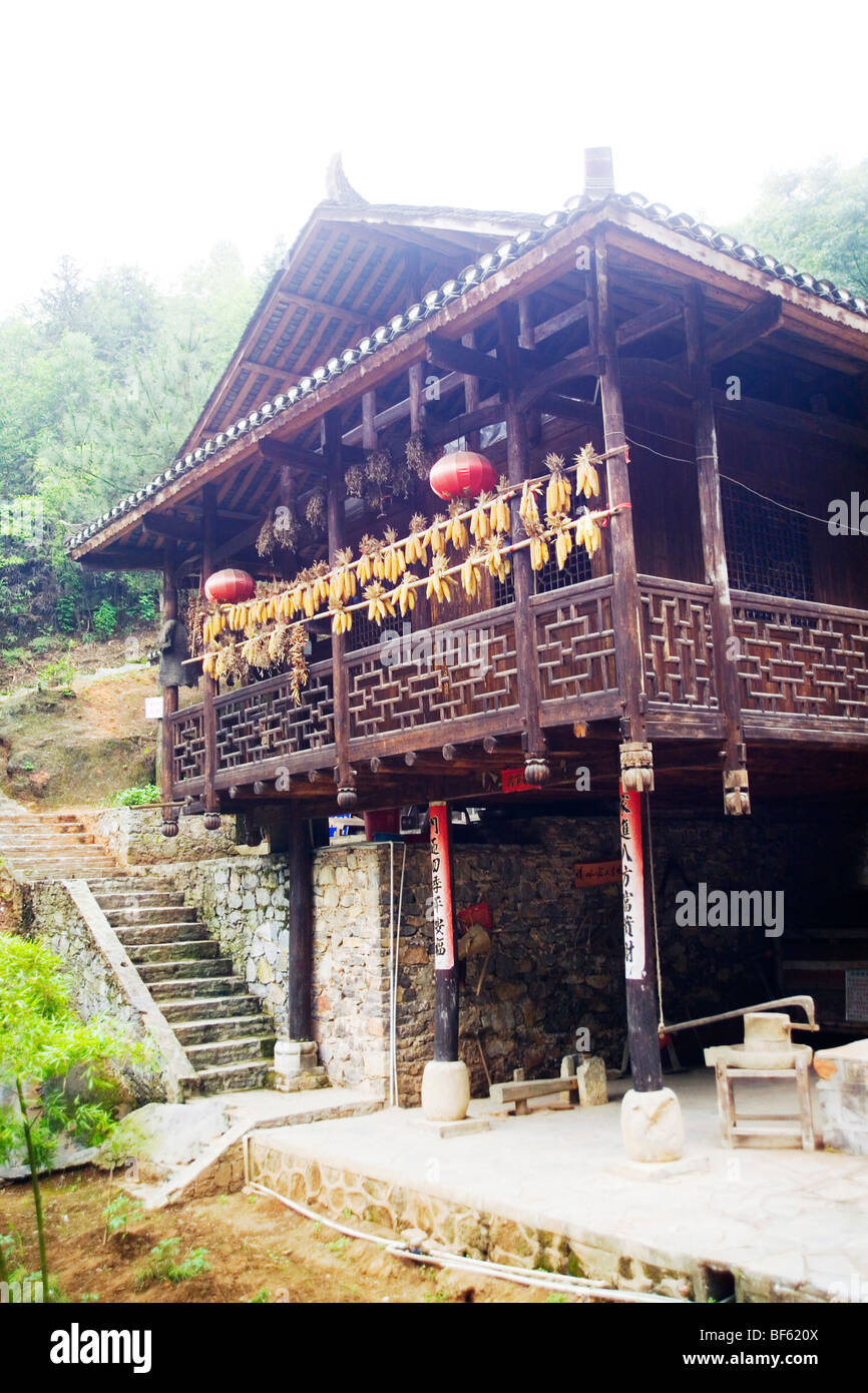 Tujia traditional architecture tusi city hi-res stock photography and ...