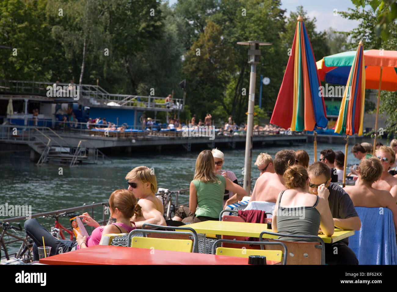 City Quarter Letten, Bar Restaurant Primitivo, Limmat River, Across ...