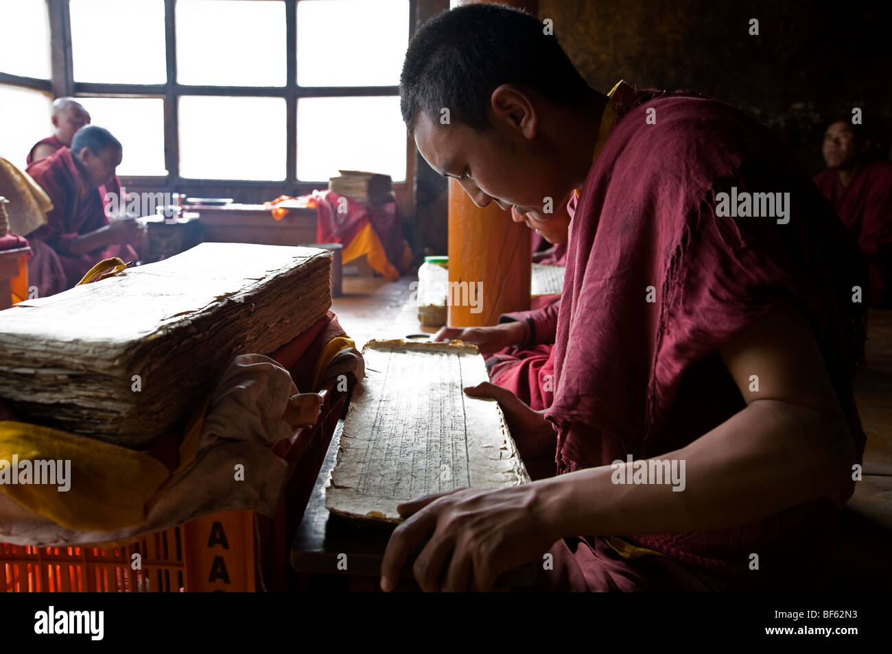 Buddhist sacred texts hi-res stock photography and images - Alamy