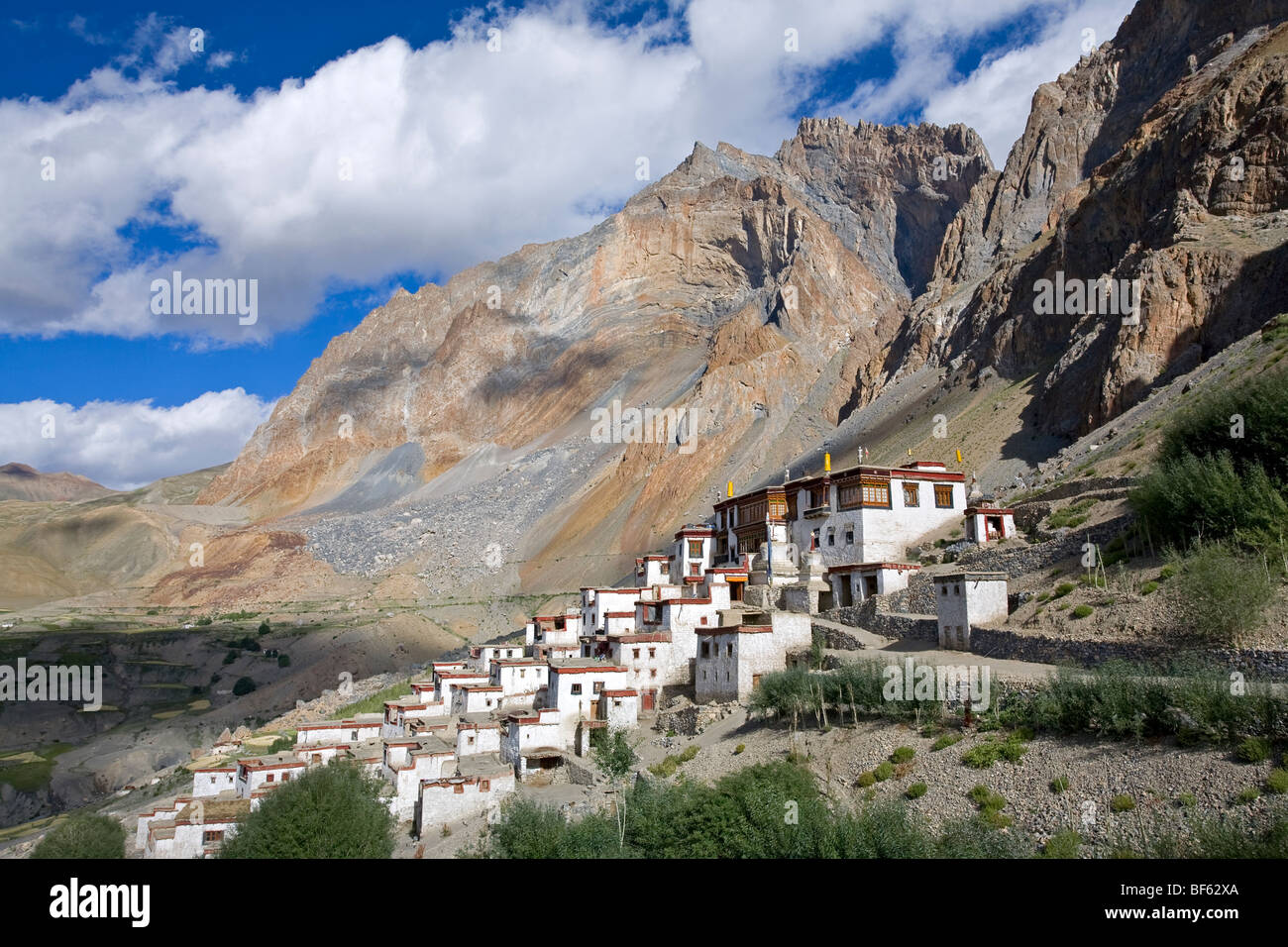 Lingshed monastery. Zanskar. India Stock Photo - Alamy