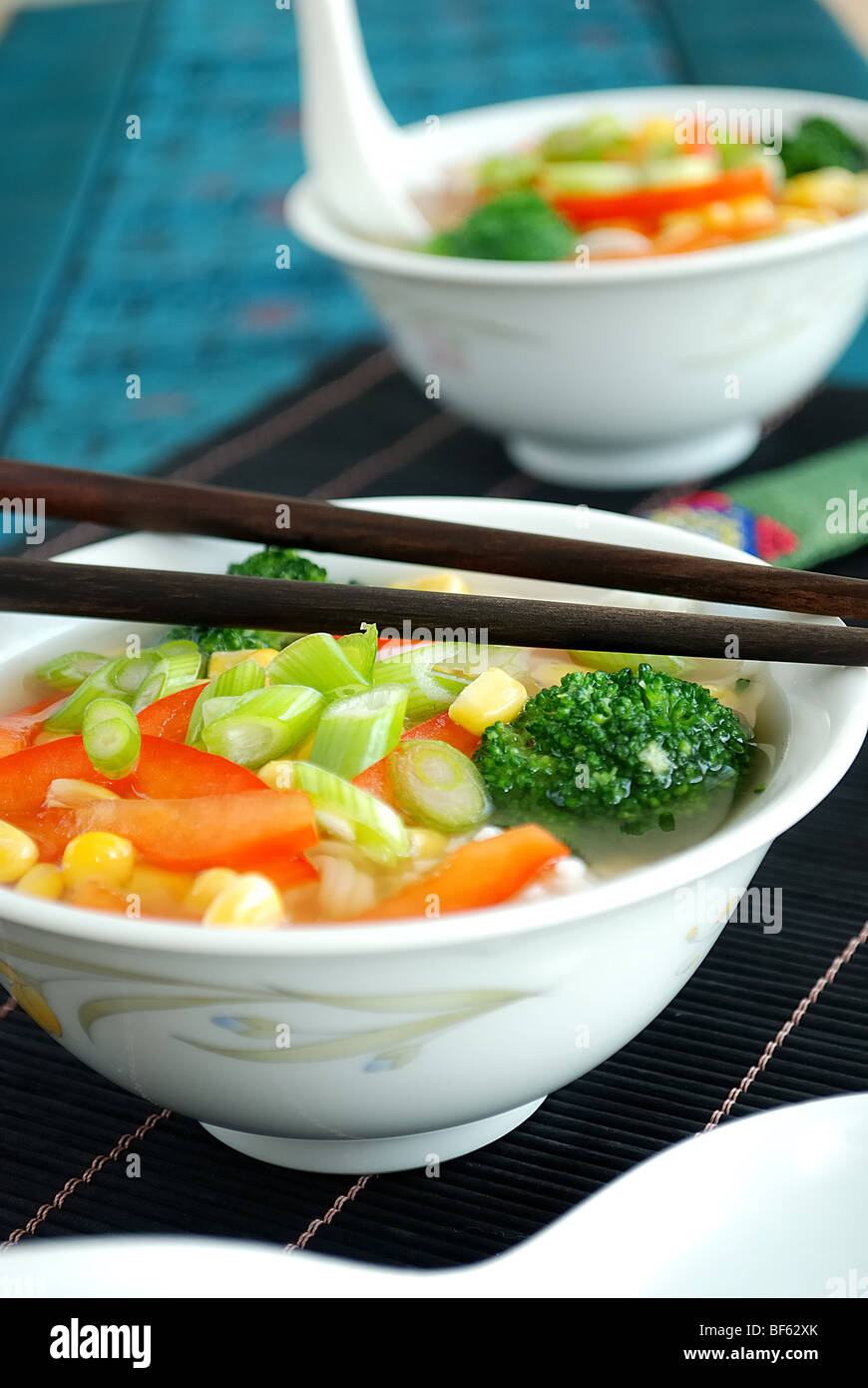 Chineese sweet sour soup Stock Photo - Alamy