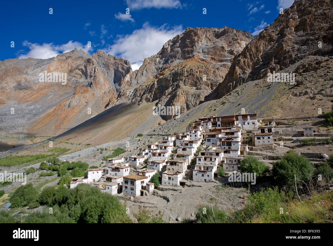 Lingshed monastery. Zanskar. India Stock Photo - Alamy