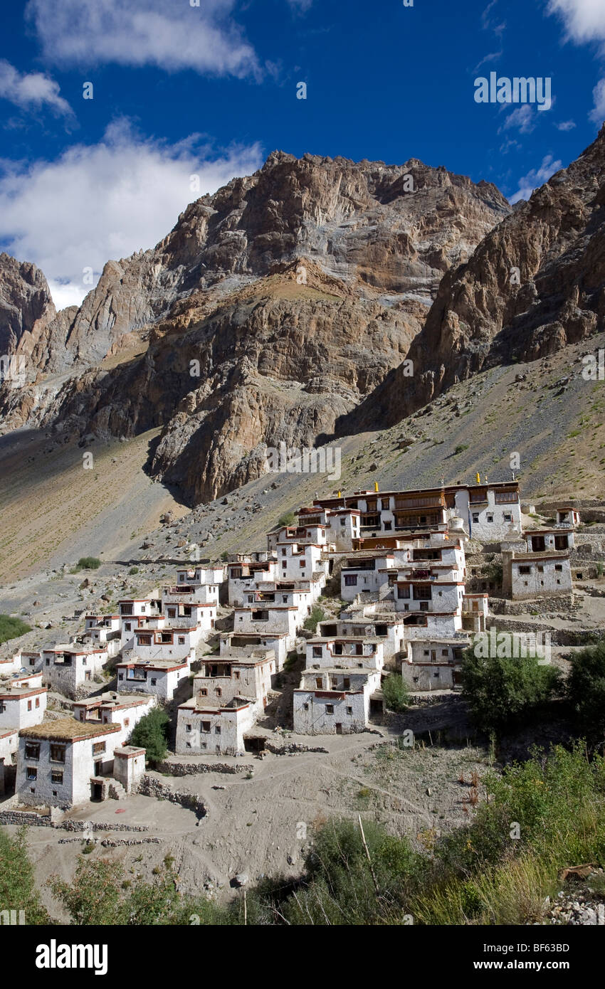 Lingshed monastery. Zanskar. India Stock Photo - Alamy