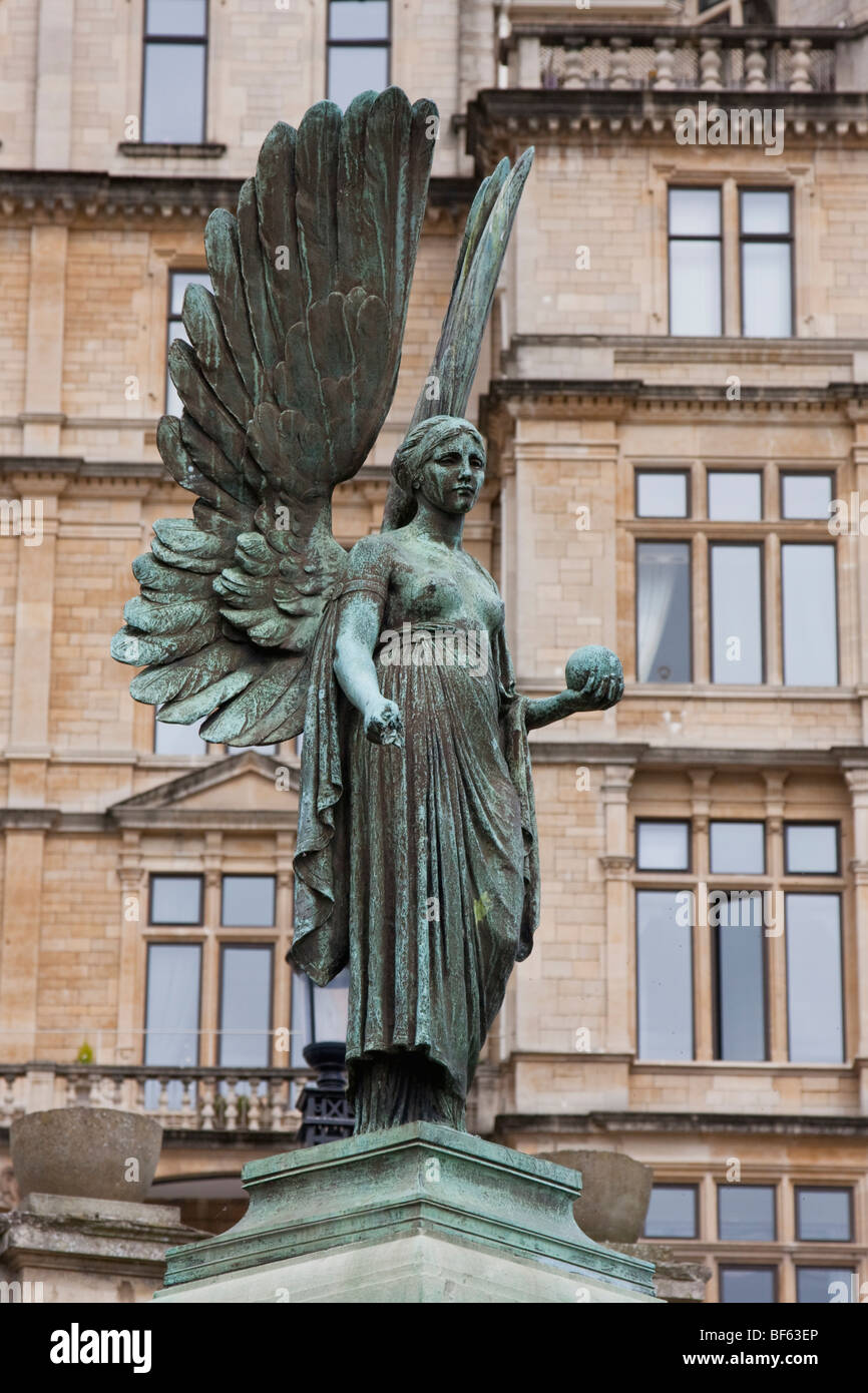 Bronze angel in Bath, England Stock Photo - Alamy