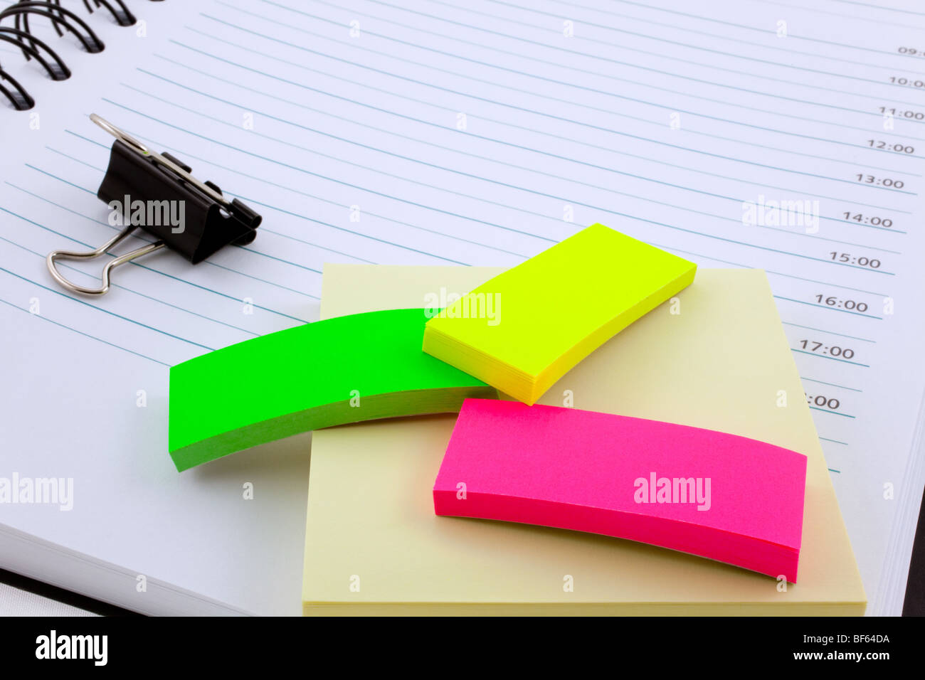 Open book post its hi-res stock photography and images - Alamy