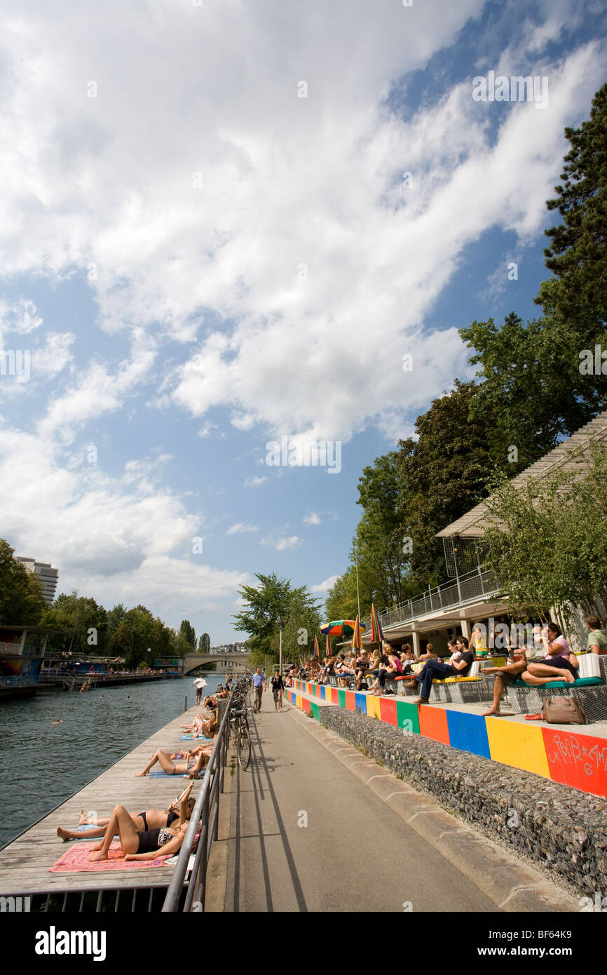 Unterer letten river zurich hi-res stock photography and images - Alamy