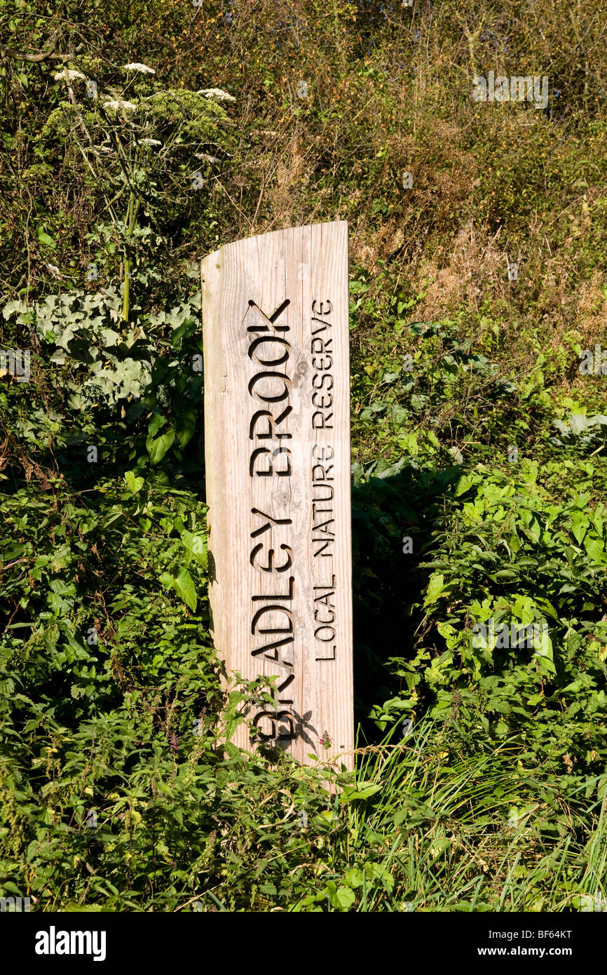 Bradley Brook Nature Reserve Winterborne Gloucestershire Stock Photo ...