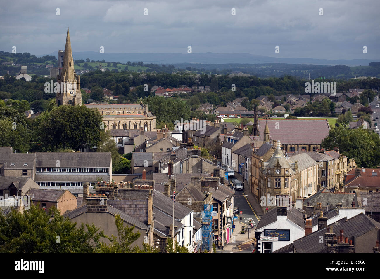 Clitheroe lancashire town hi-res stock photography and images - Alamy