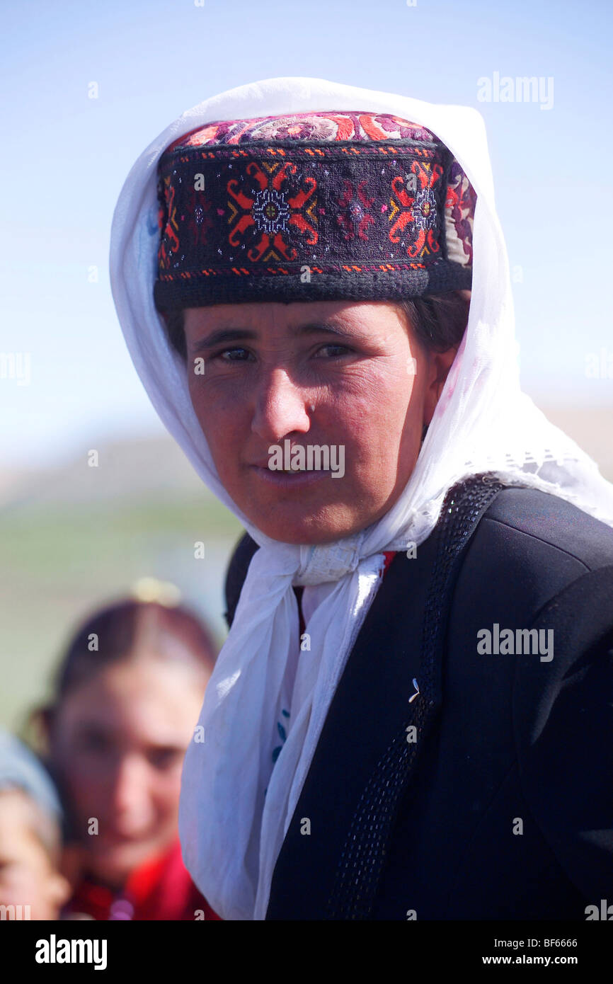 Tajikistan woman in modern costume, Artux, Xinjiang Uyghur Autonomous ...