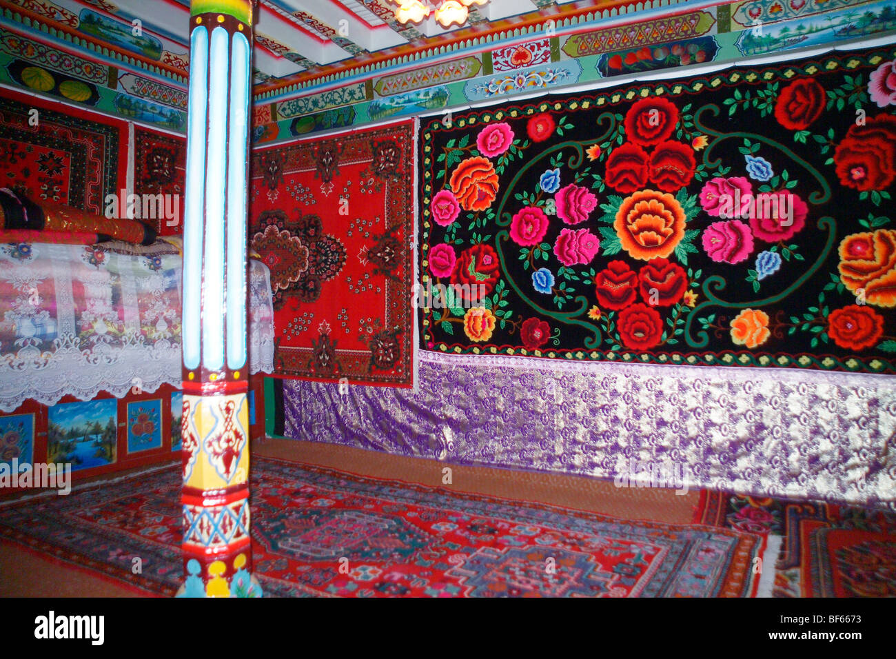 Uigur traditional residence, Turpan Prefecture, Xinjiang Uyghur ...