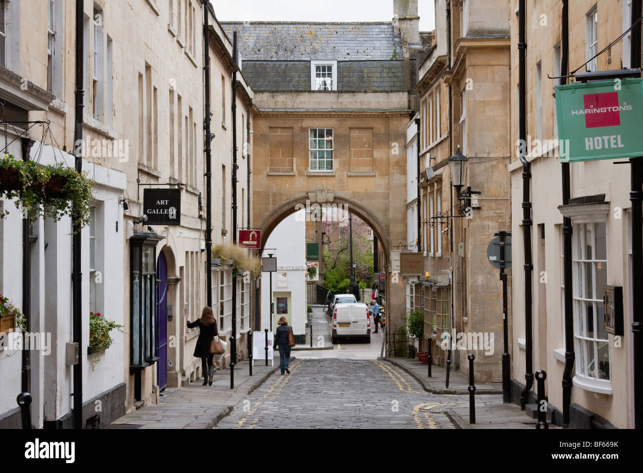 Queen Street in Bath, England Stock Photo - Alamy