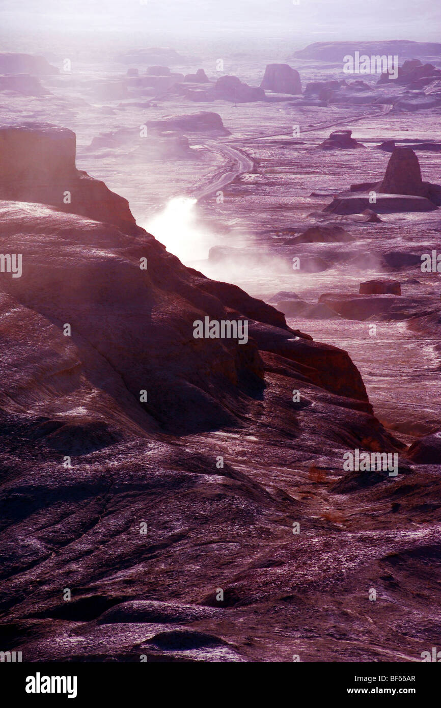 Urho Ghost City, Dzungarian Basin, Karamay, Xinjiang Uyghur Autonomous ...