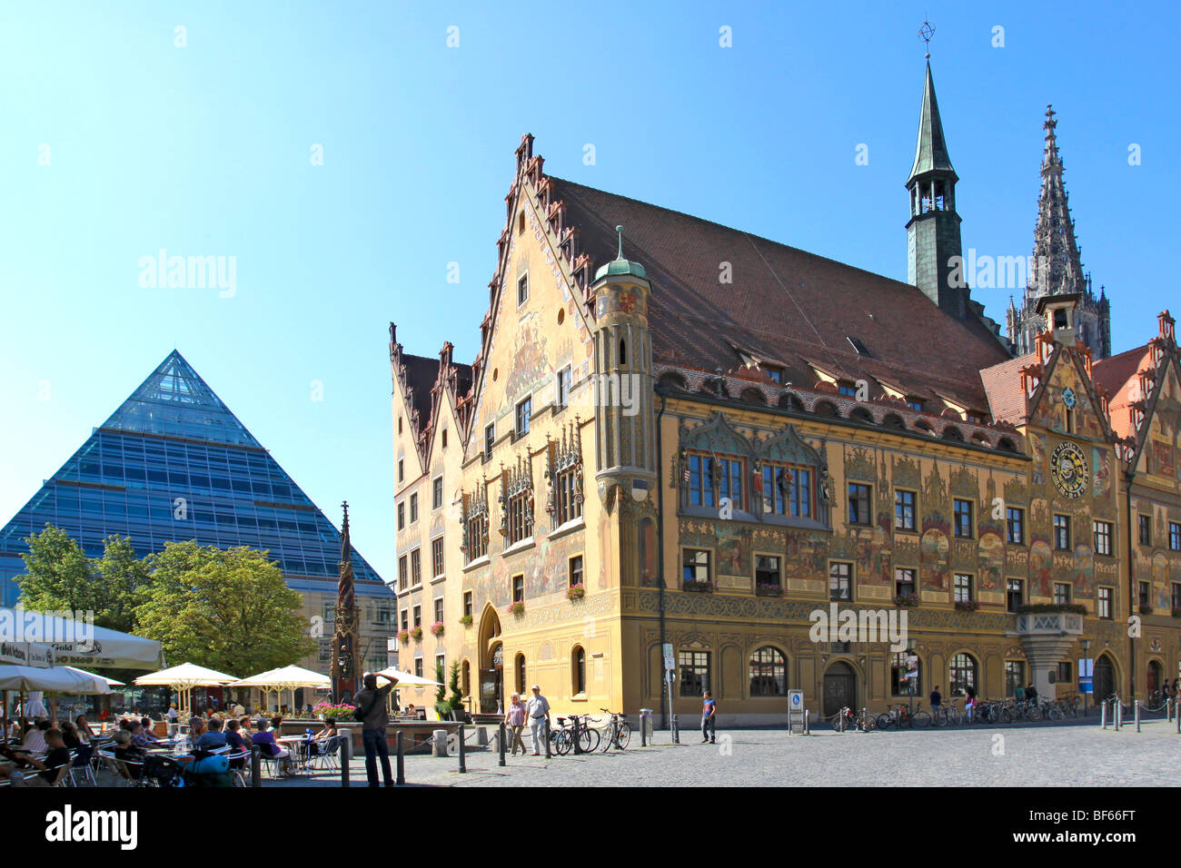Deutschland Ulmer Rathaus, Germany Ulm The Town Hall Stock Photo - Alamy