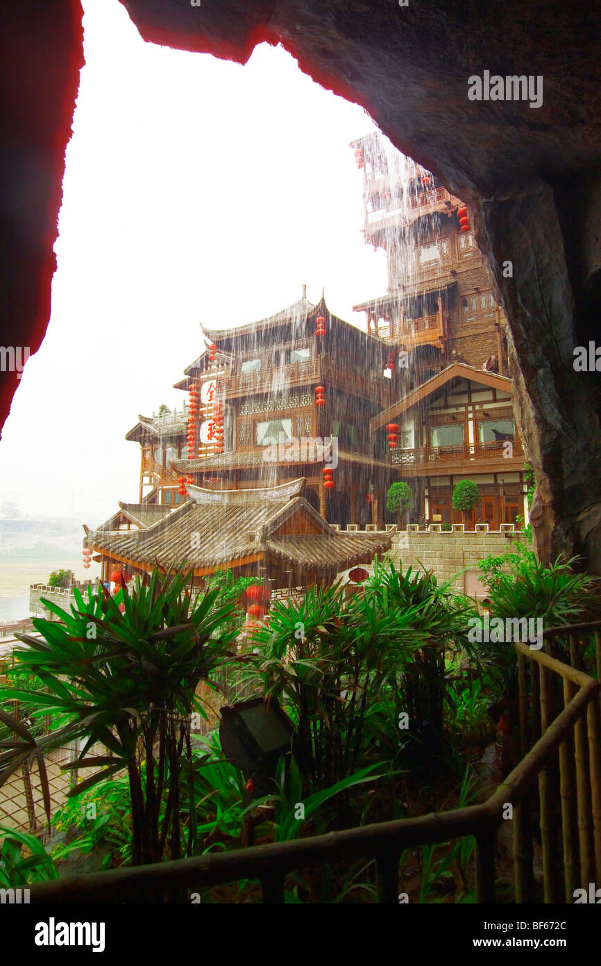 Hongya Cave Scenic Area, Yuzhong District, Chongqing, China Stock Photo ...