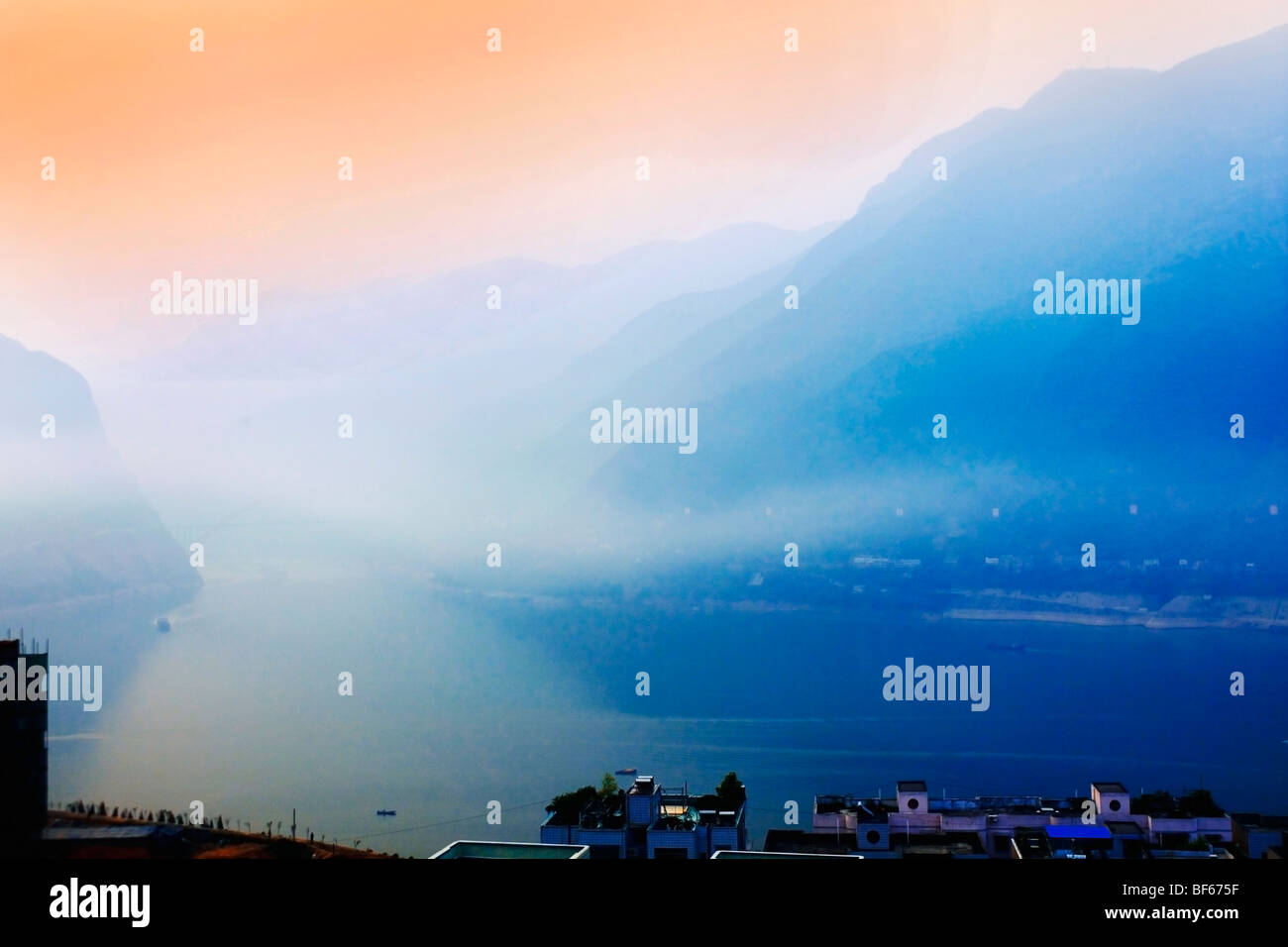 Majestic landscape in The Three Gorges Scenic Area, Chongqing, China ...