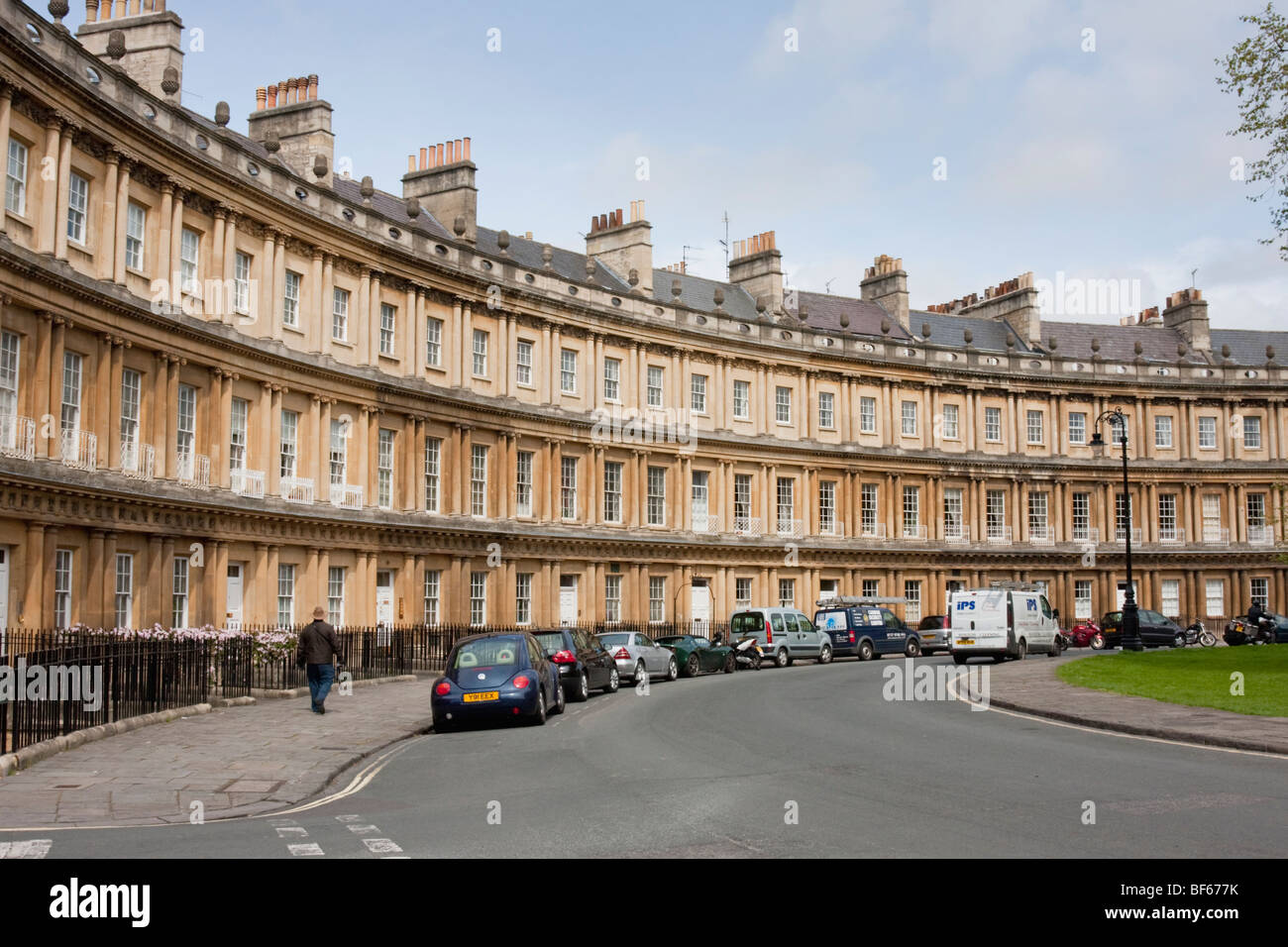 Buildings on the Circus in Bath, England Stock Photo - Alamy